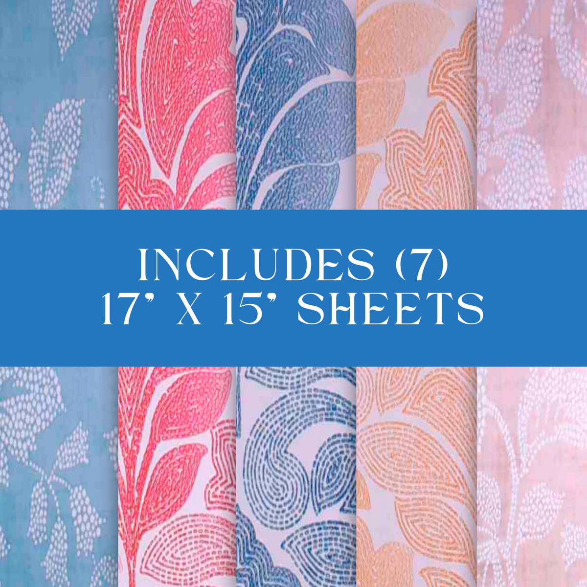 Impressionist Style Unpasted Wallpaper Sample Sheets for Junk Journals ...