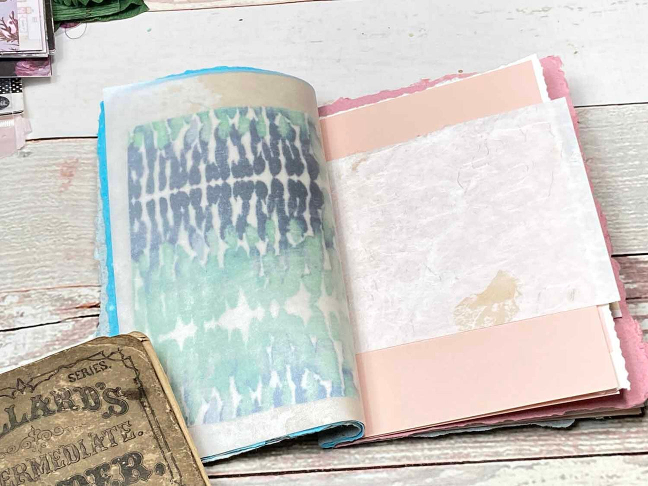 Soft Cover Handmade Junk Journal, Wallet Style, Fits in your Purse ...